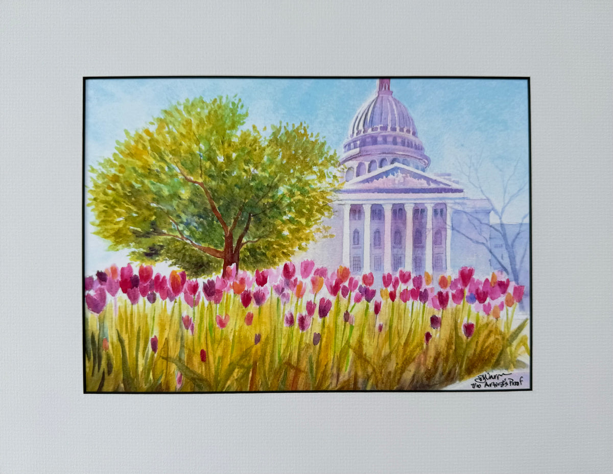 Capitol Tulips Reproduction by JoAnne Hauser Warren – Outside the Lines ...