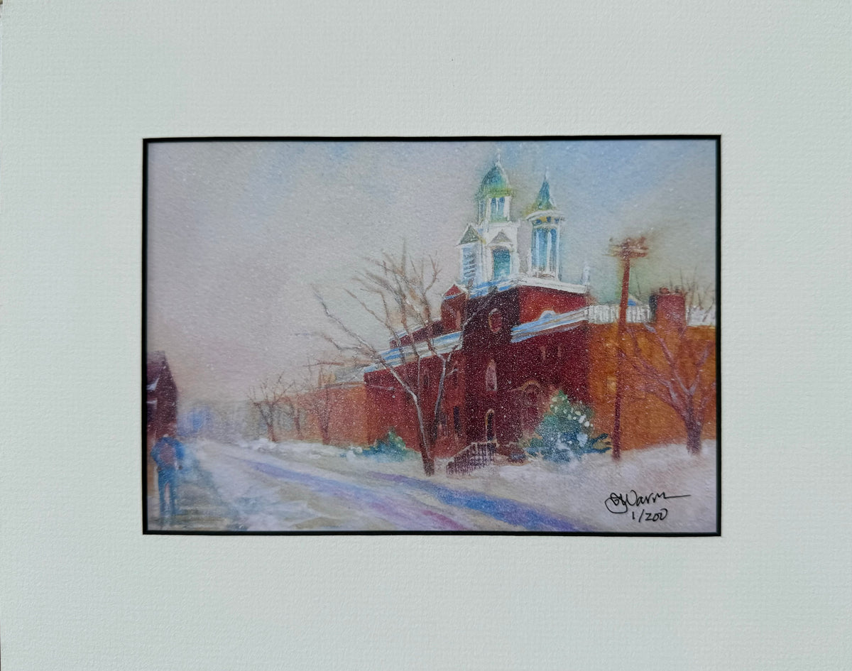 University Ave. Snow Reproduction by JoAnne Hauser Warren – Outside the ...