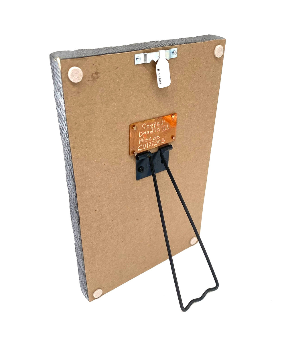 Copper Doodle III - Phoebe by Jim Ehlinger – Outside the Lines Art Gallery