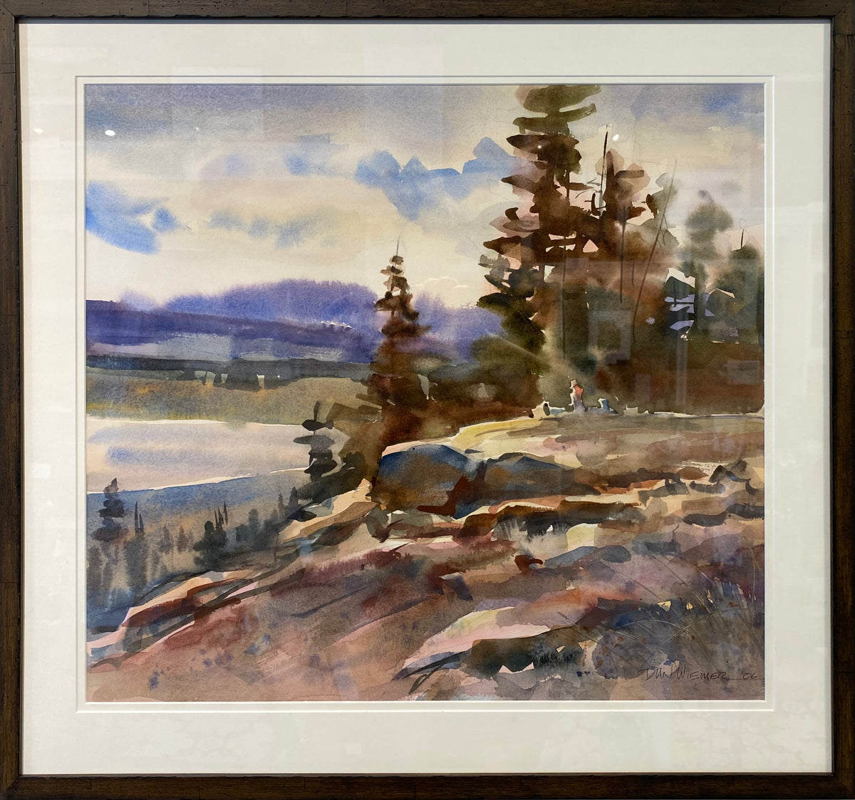 Picnic on the Bluff by Dan Wiemer – Outside the Lines Art Gallery