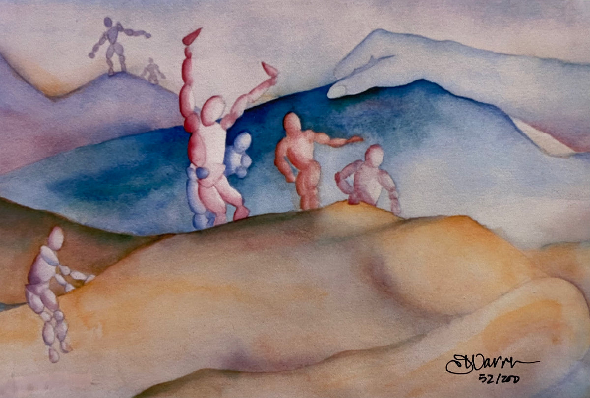 Manscape III Reproduction by JoAnne Hauser Warren – Outside the Lines ...