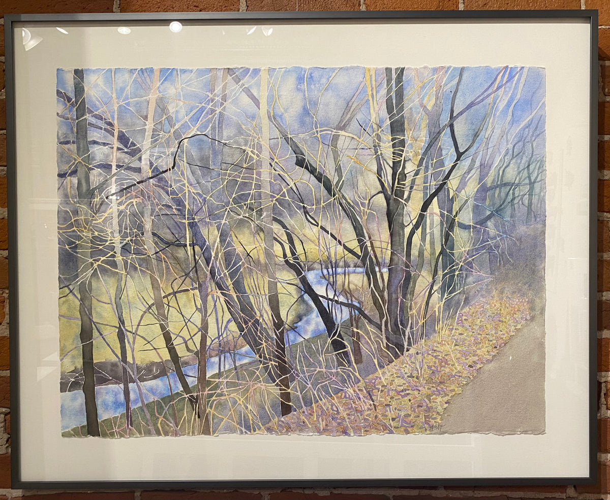 A Stream by the Road by Brian McCormick – Outside the Lines Art Gallery