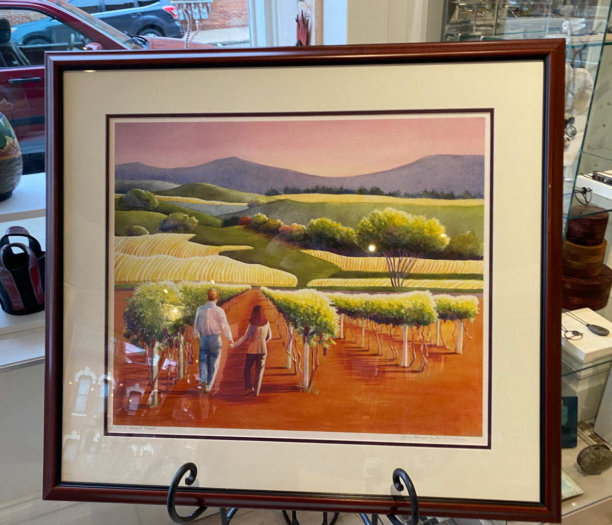 Vineyard Stroll Reproduction by JoAnne Hauser Warren – Outside the ...