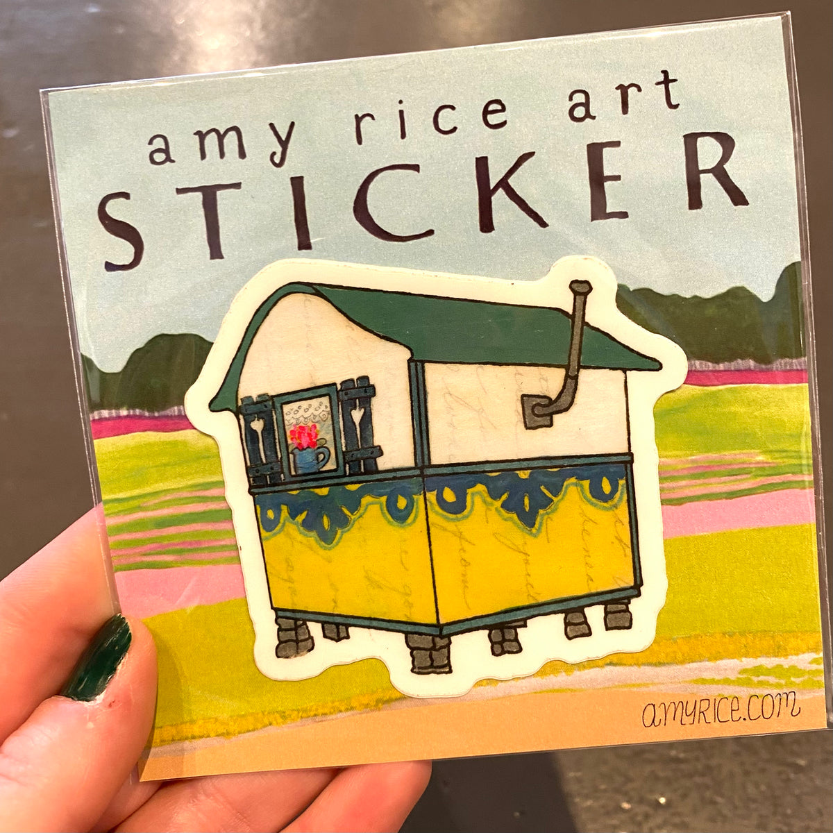 Shed Sticker by Amy Rice – Outside the Lines Art Gallery