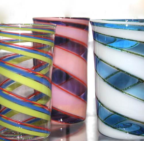 Juice Glass by Fritz Glass – Outside the Lines Art Gallery