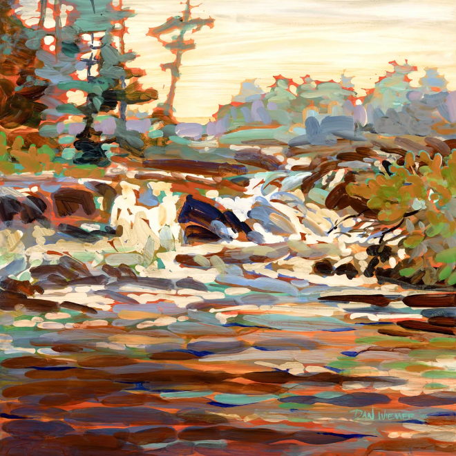 Evening Portage Reproduction by Dan Wiemer – Outside the Lines Art Gallery