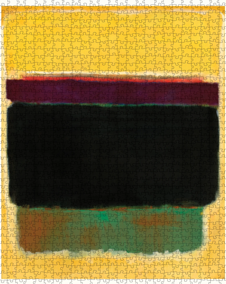 Mark Rothko: Untitled 1949 1000-Piece Jigsaw Puzzle – Outside the Lines ...