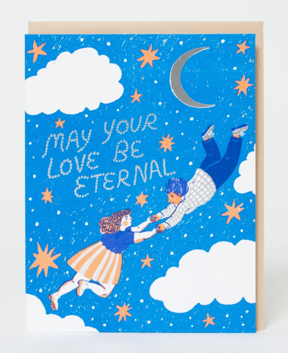 Congrats Eternal Love Greeting Card by Egg Press Manufacturing ...