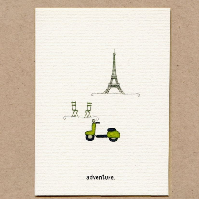 Adventure Enclosure Card by Beth Mueller – Outside the Lines Art Gallery