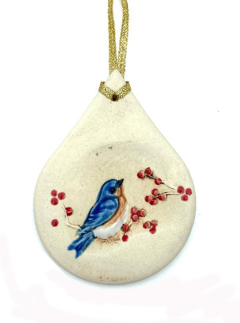 Bluebird Ornament by Jen Stein – Outside the Lines Art Gallery