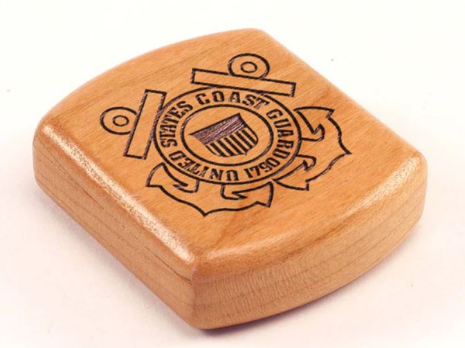 Coast Guard Seal 2” Flat Wide Secret Box by Heartwood Creations ...