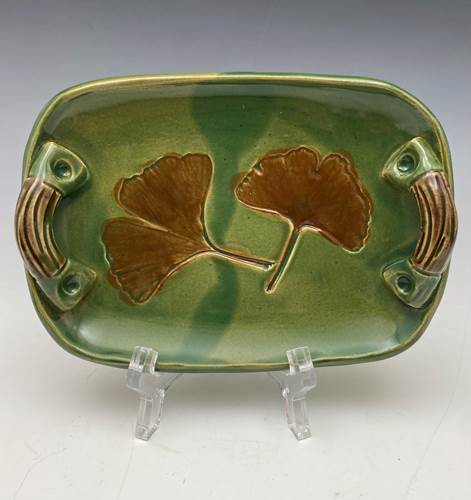 Ginkgo Leaf Tray - Small by Bluegill Pottery – Outside the Lines Art ...