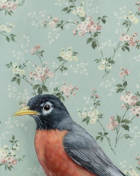 Robin Reproduction by Emily Uchytil – Outside the Lines Art Gallery