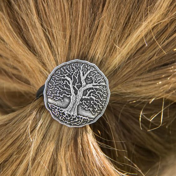 Tree of Life Ponytail Hair Holder by Oberon Design – Outside the Lines ...