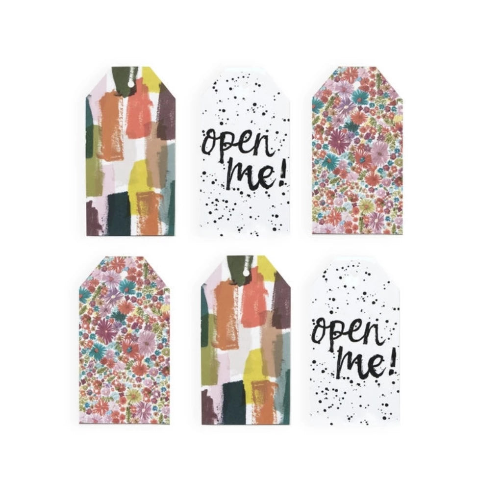Open Me Gift Tag Set by The Paper Curator – Outside the Lines Art Gallery