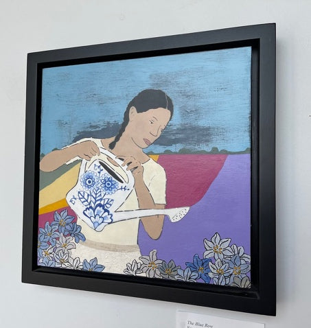The Blue Row by Amy Rice – Outside the Lines Art Gallery