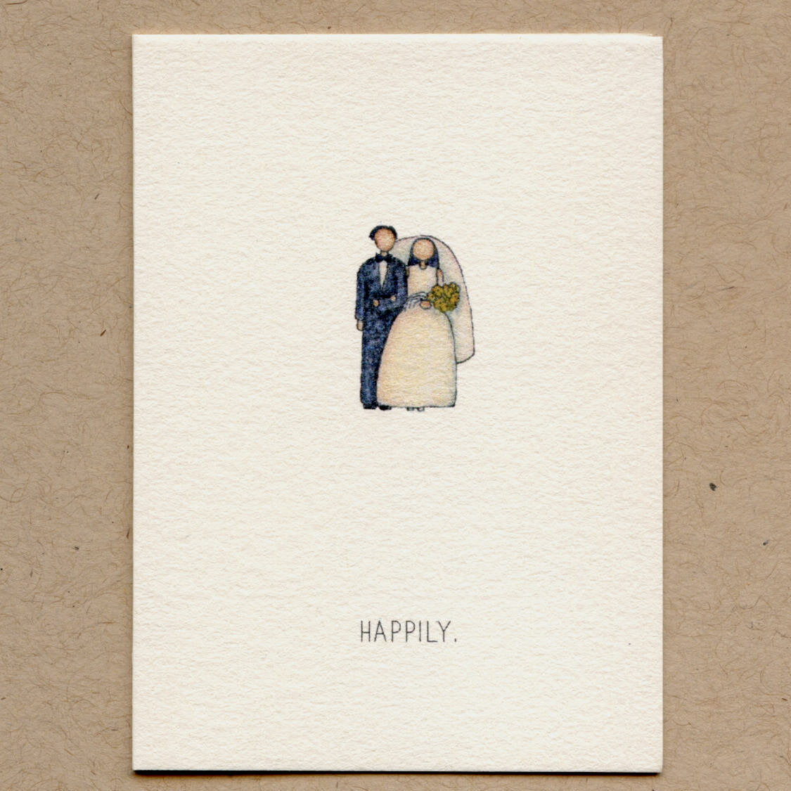 Happily Enclosure Card by Beth Mueller – Outside the Lines Art Gallery