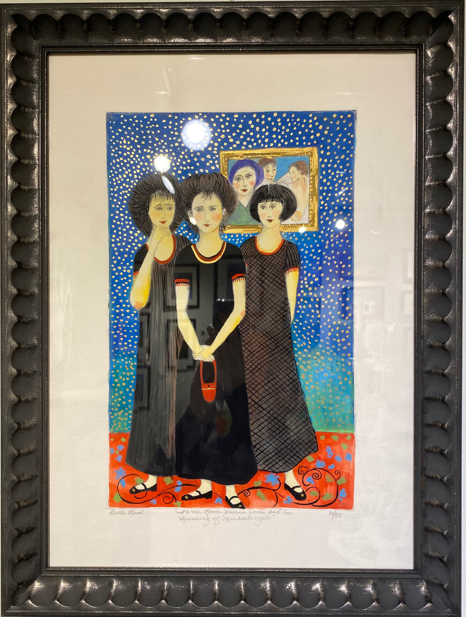 Speaking of Michelangelo Hand-Painted Etching by Beth Bird – Outside ...