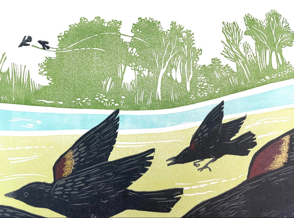 Red-Winged Blackbirds and Talking Trees by Lori Biwer-Stewart – Outside ...