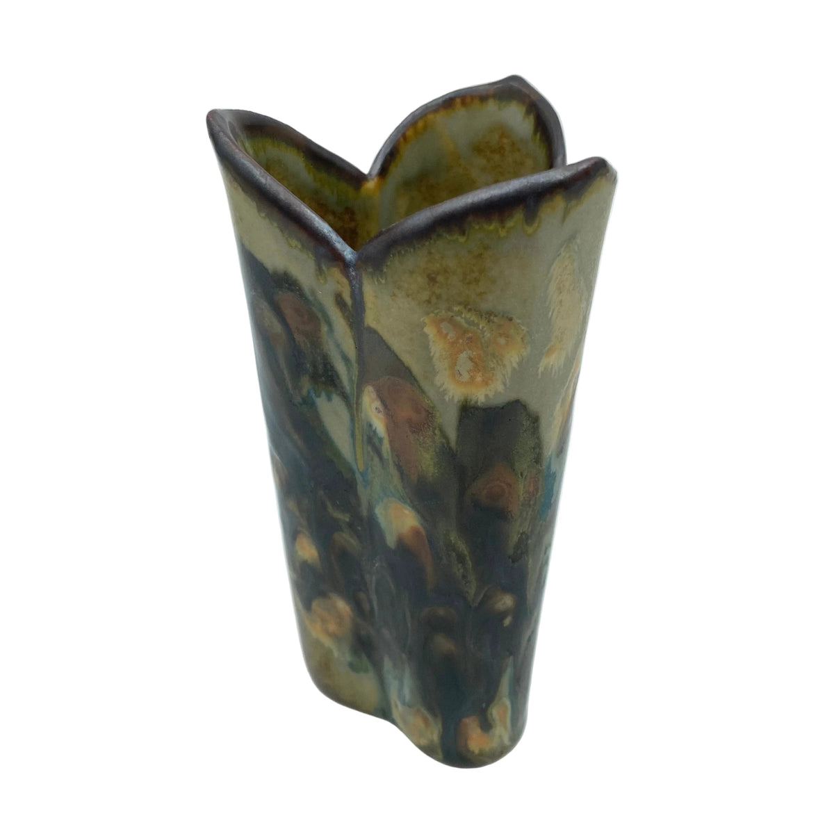 Lotus Triangle Cylinder Vase - Extra-Small by Butterfield Pottery ...