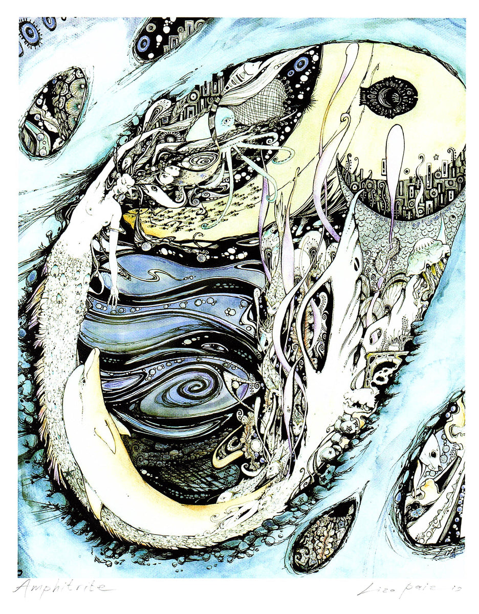 Amphitrite Reproduction by Liza Paizis – Outside the Lines Art Gallery